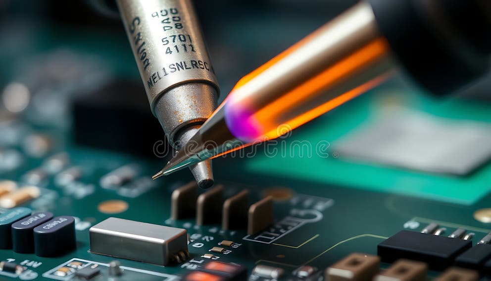 Soldering Electronic Circuit Board, Tech Repair and Electronics ...