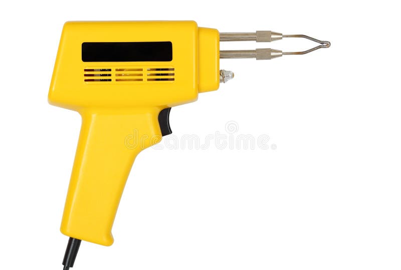 Soldering gun stock photo. Image of cutout, handle, plastic - 29638108