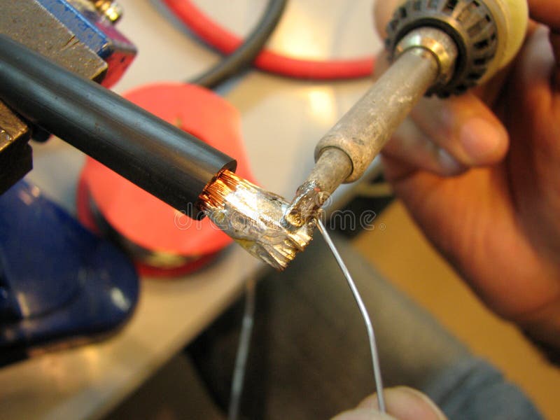 Soldering iron stock photo. Image of electronics, industry - 1378798