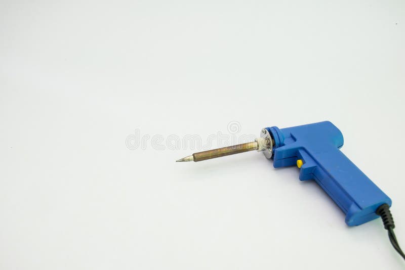 Soldering-iron gun stock image. Image of metallic, electricity - 65121105