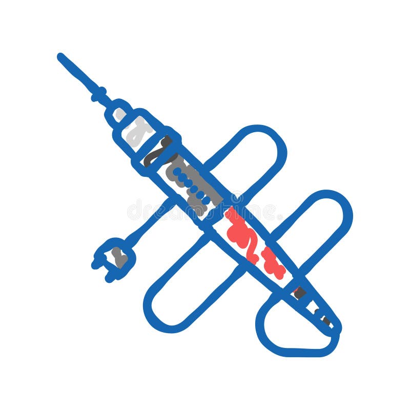 Soldering Iron Tool Work Icon Doodle Illustration Stock Vector ...