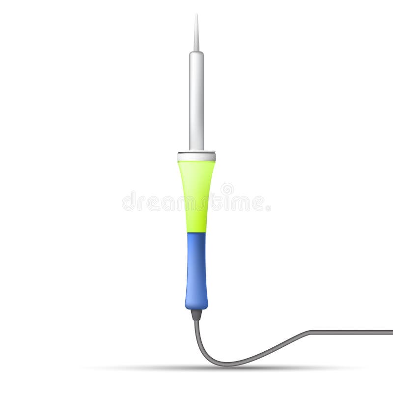 Soldering Iron Vector Illustration Stock Vector - Illustration of ...