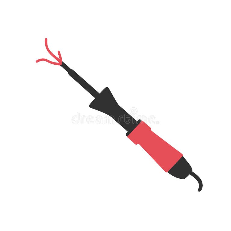 Soldering Iron Vector Illustration for Electronics and DIY Projects ...