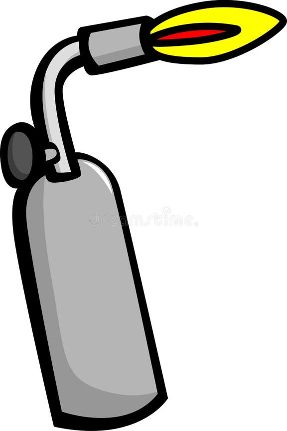 Soldering Torch Vector Illustration Stock Vector - Illustration of tool ...