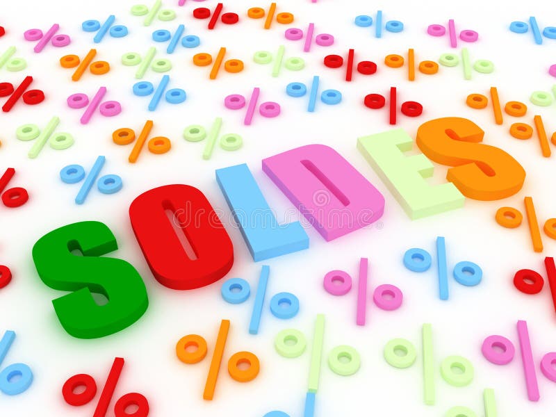 Soldes concept stock illustration. Illustration of prize - 9207217