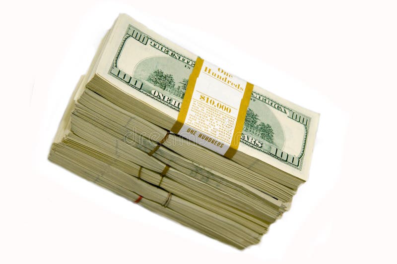 Soldi fotografia stock. Immagine di bianco, accumulazione - 10618958
