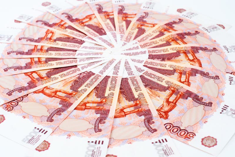 Soldi di carta russi fotografia stock. Immagine di rublo - 23855752