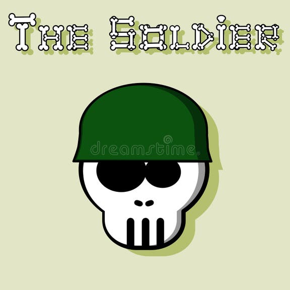 The Soldier stock illustration. Illustration of bone, jobs - 6998906