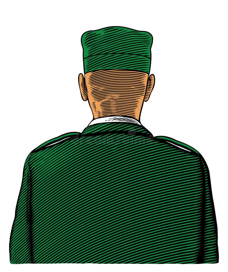 Soldier Back Rear View Stock Illustrations – 28 Soldier Back Rear View ...