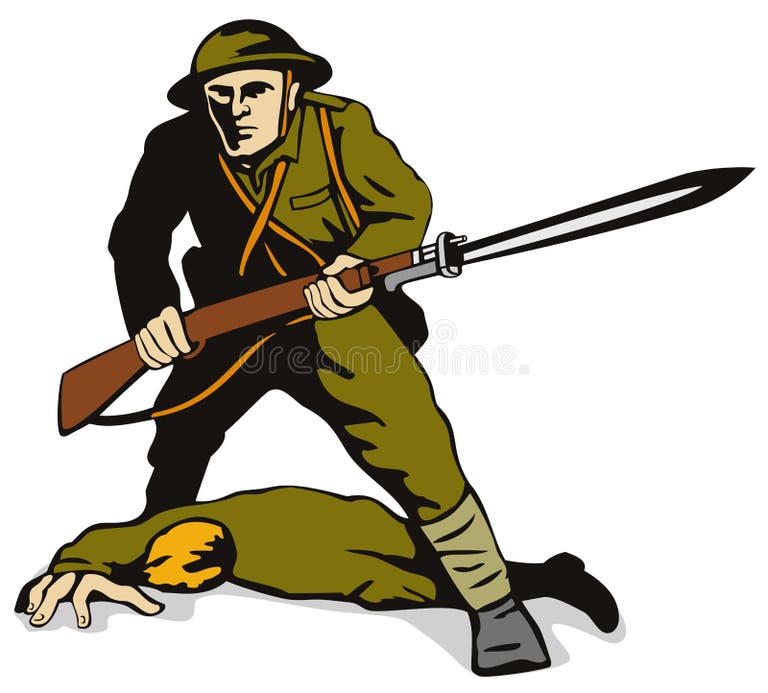 Bayonet Retro Stock Illustrations – 215 Bayonet Retro Stock ...