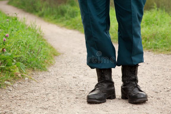 Soldier feet stock image. Image of footpath, green, closeup - 11072633