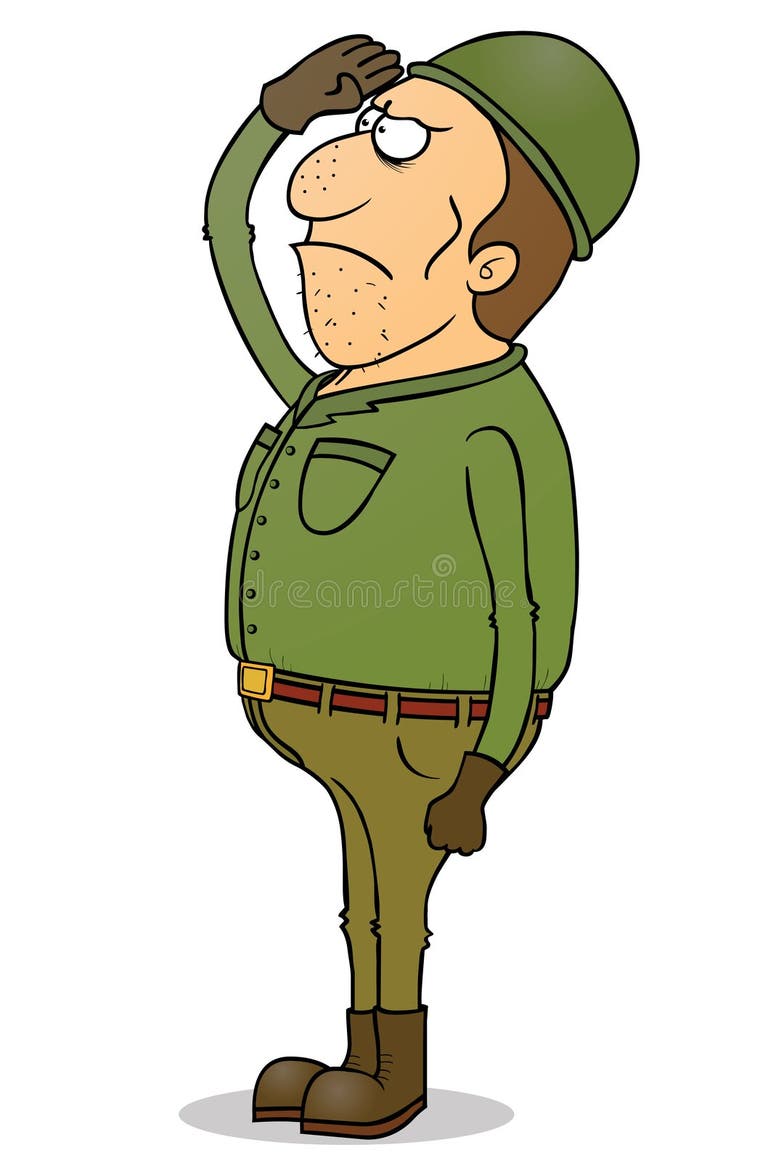 Overweight Soldier Stock Illustrations – 25 Overweight Soldier Stock ...
