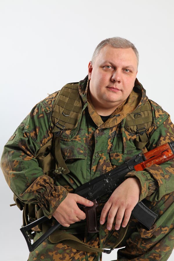 A soldier with gun stock image. Image of american, beckon - 65550415