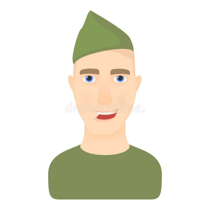 Soldier Icon, Cartoon Style Stock Vector - Illustration of protection ...