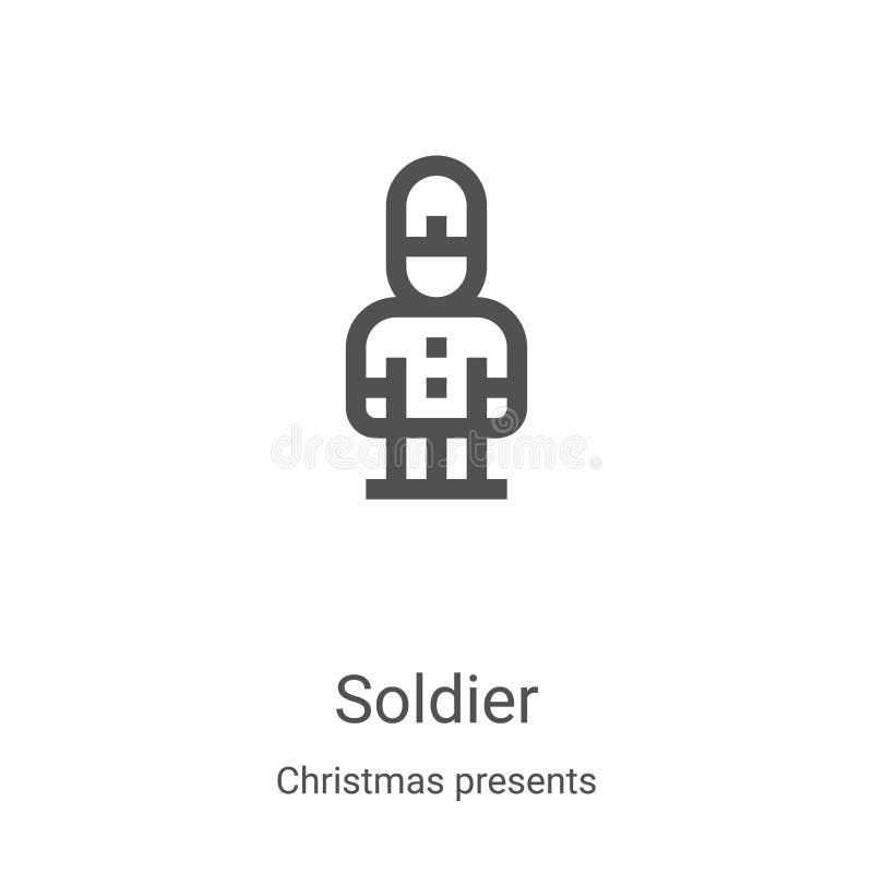 Soldier Icon Vector from Professions Collection. Thin Line Soldier ...