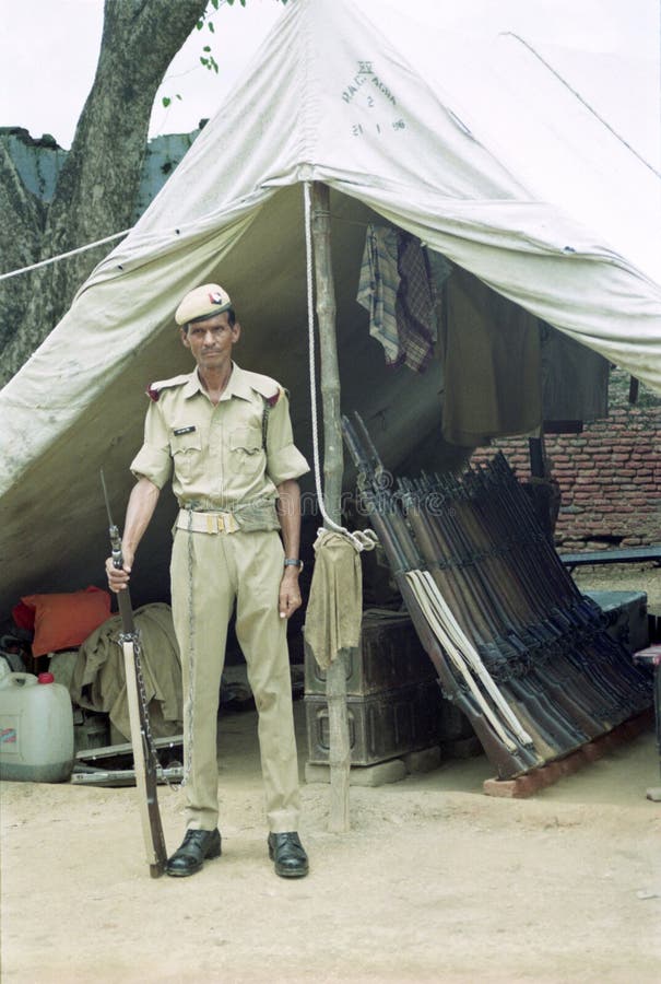 Soldier in India editorial stock image. Image of female - 67062664