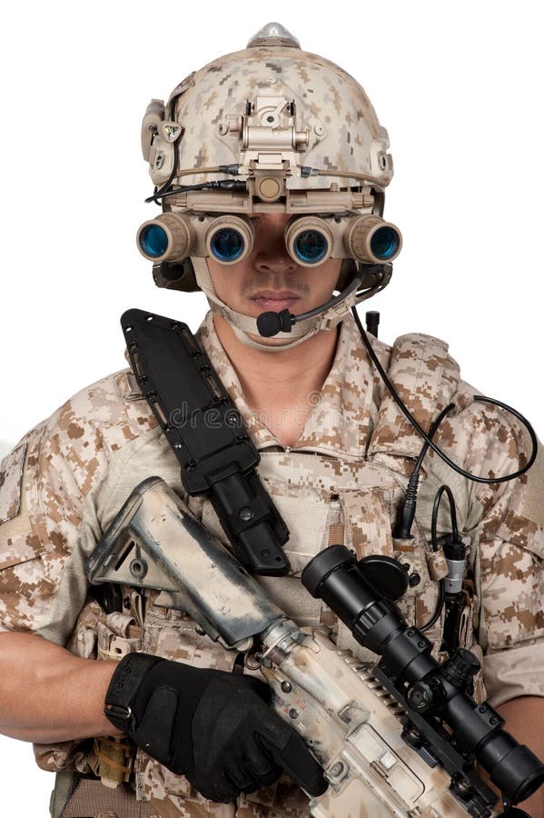 Soldier Man Full Armor Helmet in Isolated Stock Image - Image of ...