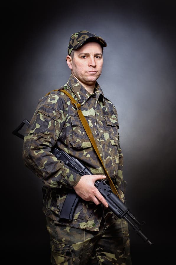 Soldier stock image. Image of person, adult, male, guard - 44595585