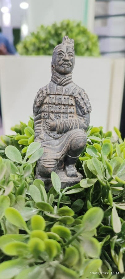 Soldier Nee Down Stachu on the Decorative Green Grass Stock Photo ...