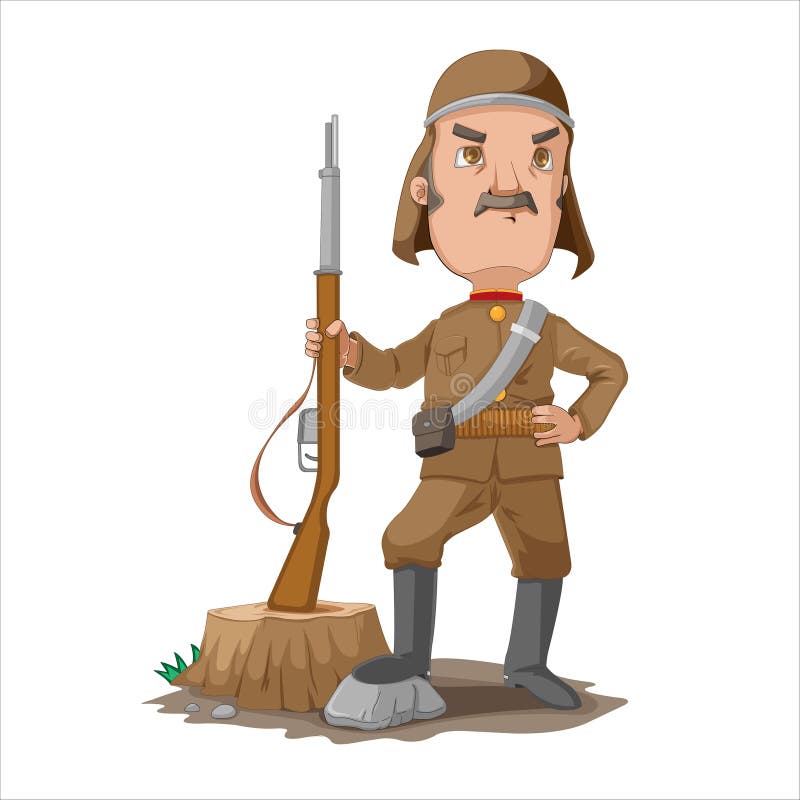 World War Soldier Drawing Stock Illustrations 582 World War Soldier