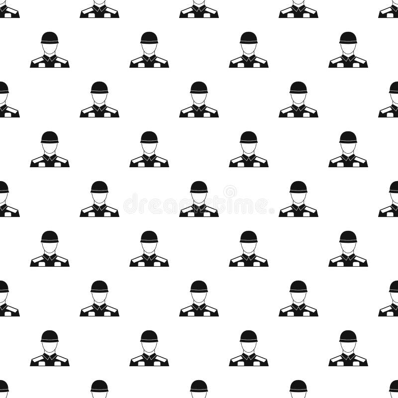 Soldier Pattern, Simple Style Stock Illustration - Illustration of ...