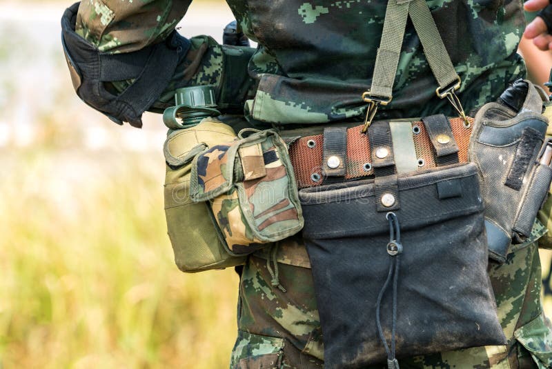 Soldier Ready for War Combat Stock Image - Image of armed, preparation ...