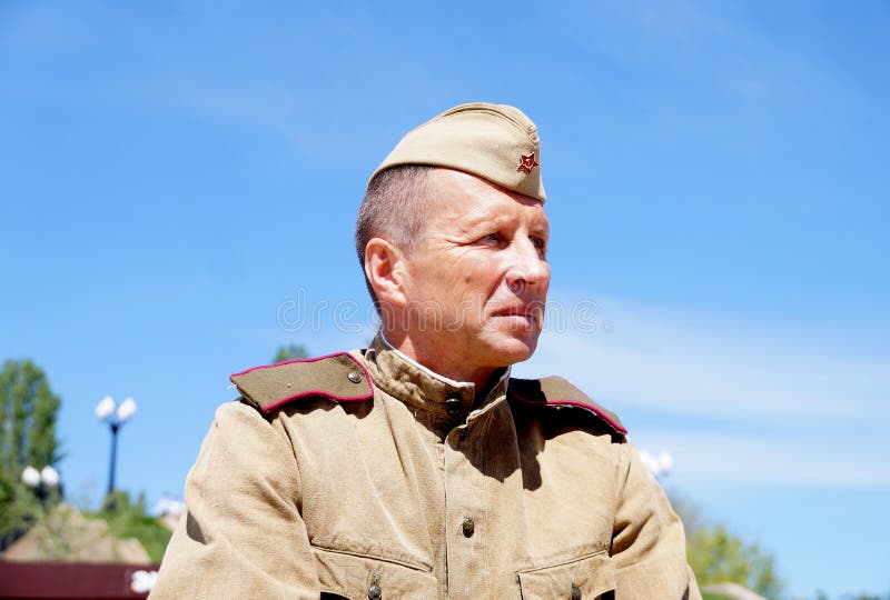 Soldier of Red Army in the Form of Times of World War II Stock Image ...