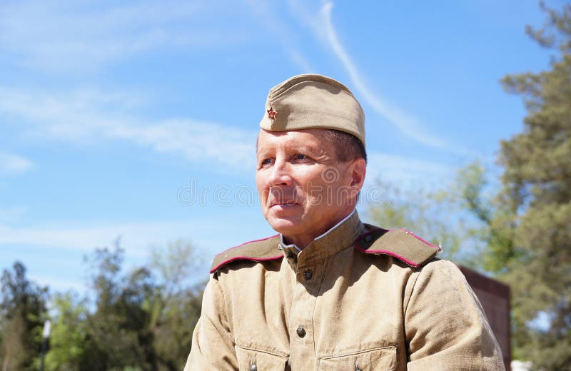 Soldier of Red Army in the Form of Times of World War II Stock Photo ...