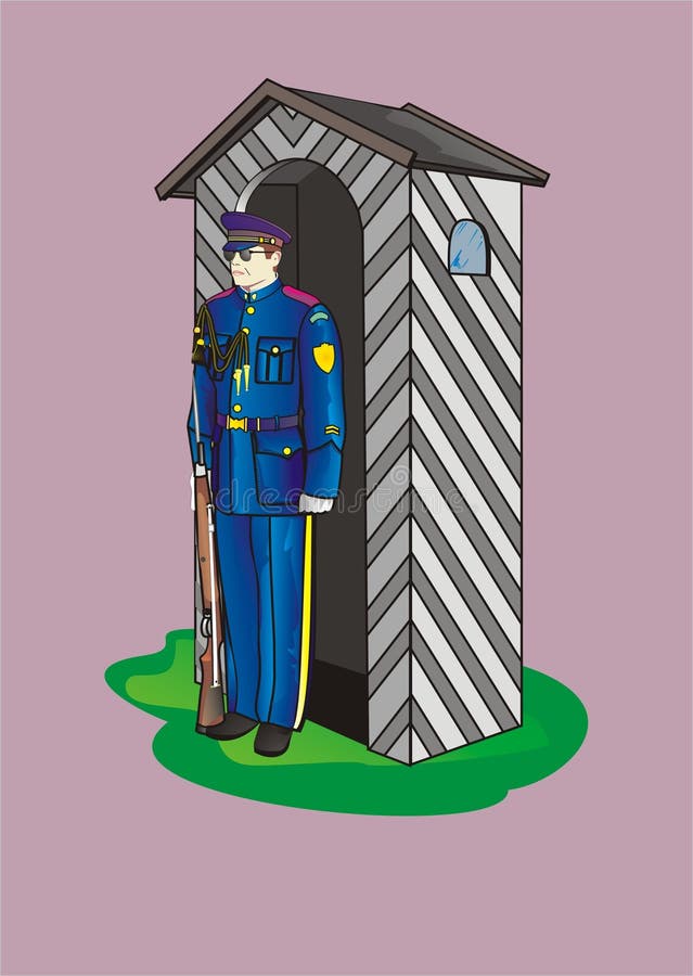 Soldier With Sentry-box Picture. Image: 5194986