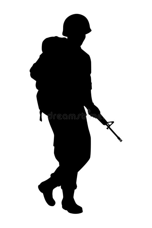 Commando Silhouette Stock Illustrations – 1,357 Commando Silhouette ...
