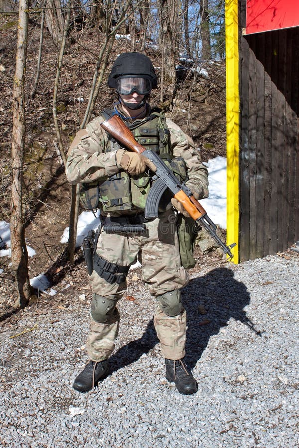 Soldier Special Counterterrorism Unit Stock Image - Image of nato ...