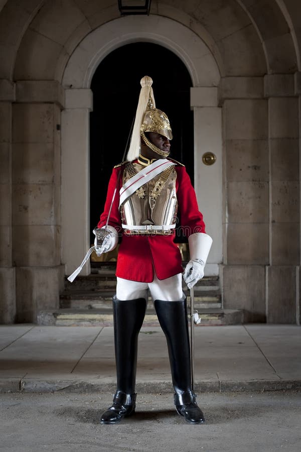 Soldier Standing Guard in Horse Guards in London Editorial Image ...