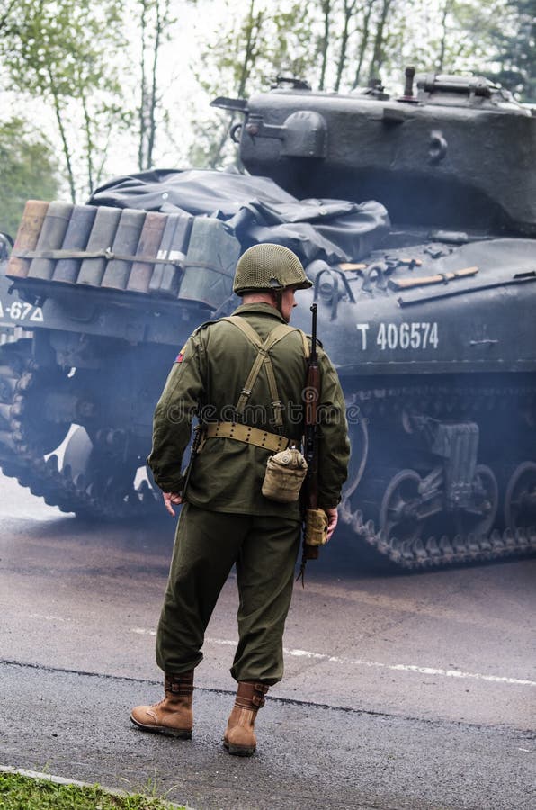 Soldier in a tank editorial photo. Image of american - 11249461