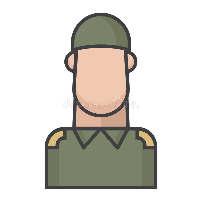 Soldier. Vector Illustration Decorative Design Stock Vector ...