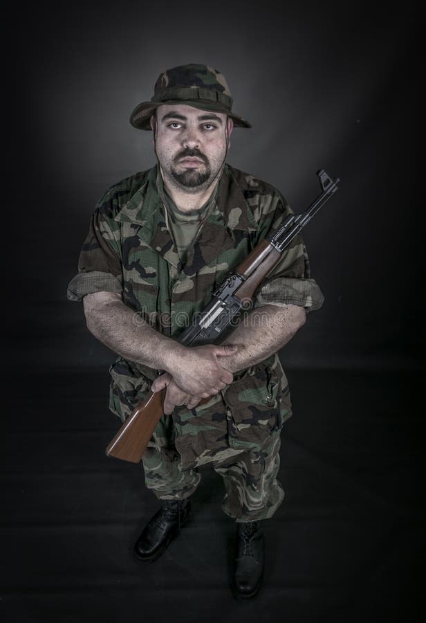 Soldier stock image. Image of male, camouflage, uniform - 31253049