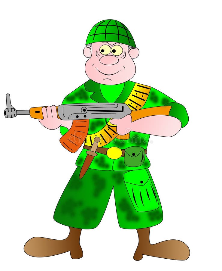 Indian soldier stock vector. Illustration of adult, important - 14904760