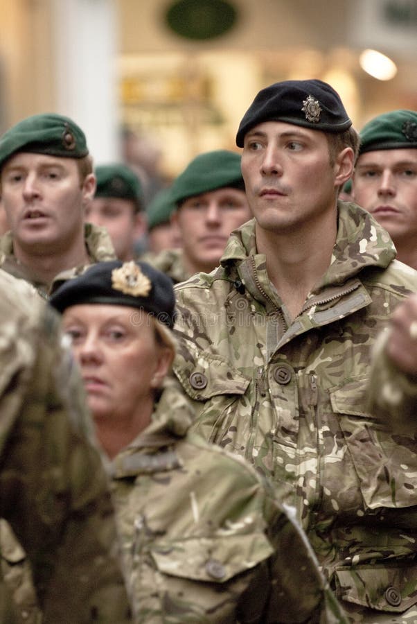 Soldiers from 3 Commando Brigade Marching Editorial Image - Image of ...