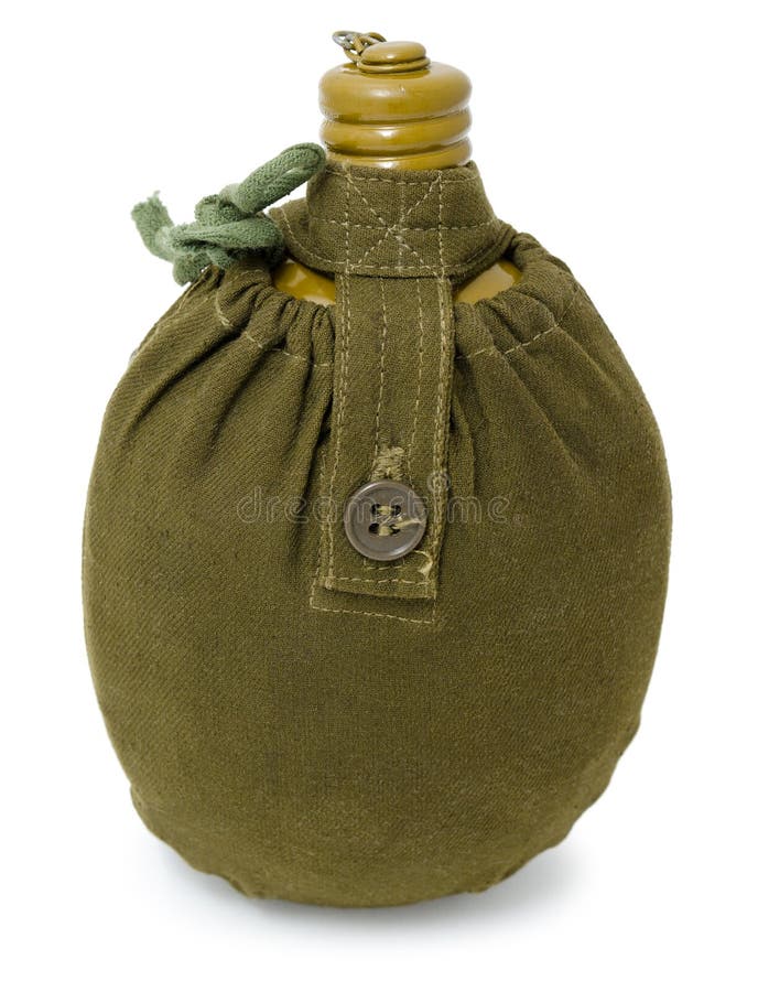 Soldiers flask stock photo. Image of slip, vessel, metal - 25364666