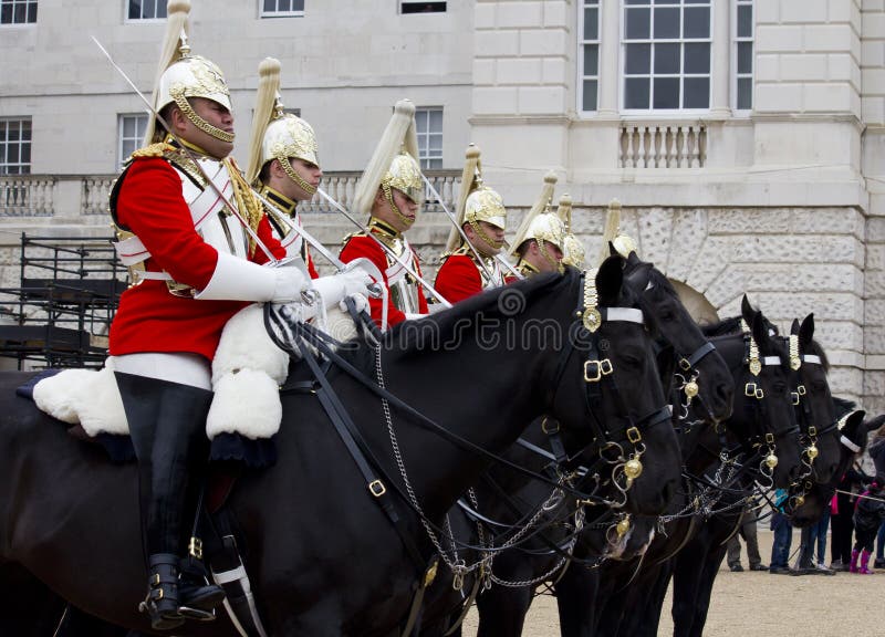 Soldiers from the Household Cavalry Regiment. at Horseguards Parade ... Soldiers from the Household Cavalry Regiment. at Horseguards Parade ...