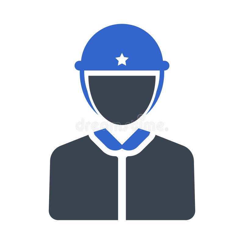 Soldiers icon stock vector. Illustration of police, avatar - 260609980