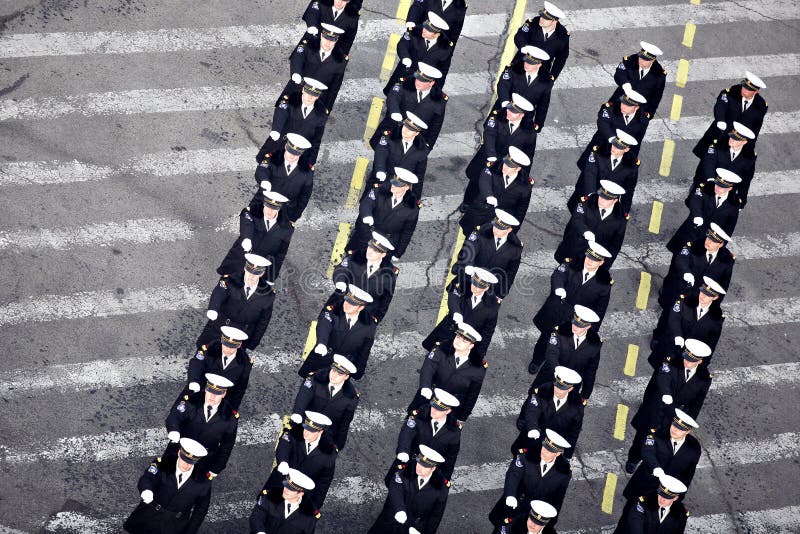 Soldiers marching editorial stock photo. Image of conflict - 22593183