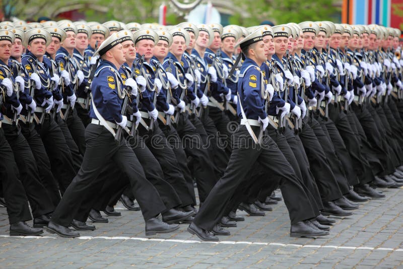 Rank of Soldiers of Navy March Editorial Photo - Image of force, army ...