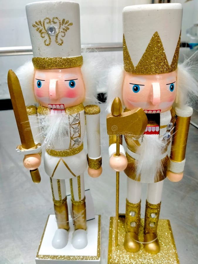 The Soldiers Nutcracker are Wearing the White Uniform for Christmas ...