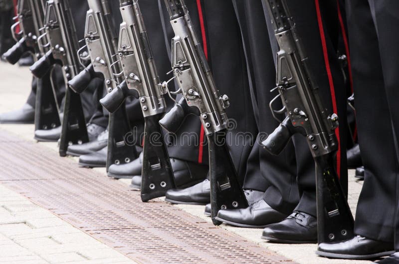 Soldiers in a row stock image. Image of army, nato, academy - 34015907