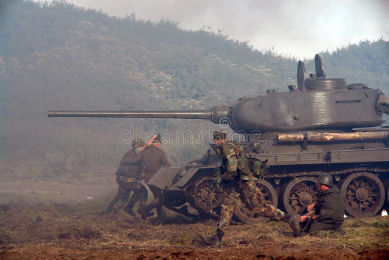Soldiers running. stock photo. Image of steel, soldier - 2149838