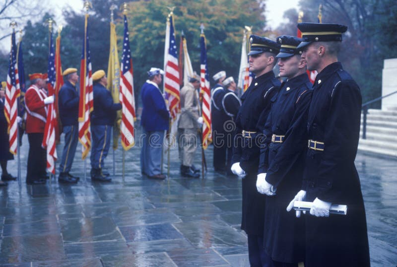 Soldiers at Veteran S Day Ceremony Editorial Stock Photo - Image of ...