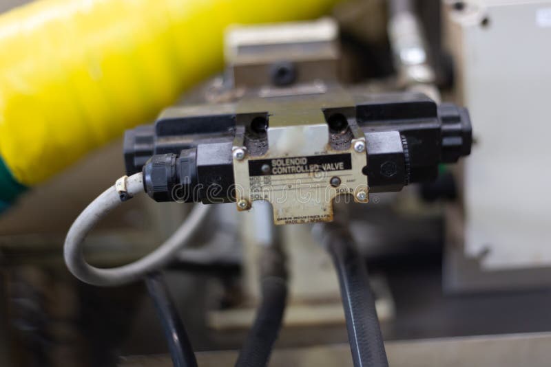 Solenoid Valve Pneumatic Equipment for Machine in the Factory Stock ...