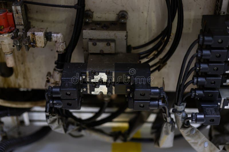 Solenoid Valve Pneumatic Equipment for Machine in the Factory Stock ...