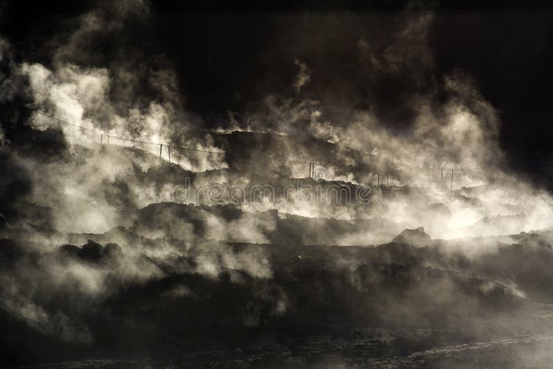 Solfatara Volcano Fumaroles Stock Image - Image of vent, eruption: 18192129