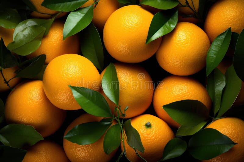 Solid Background Filled with Juicy Oranges Stock Image - Image of ...